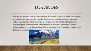 Los andes | PPTX