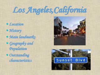 Los angeles,California | PPTX | North America Travel | Travel Locations