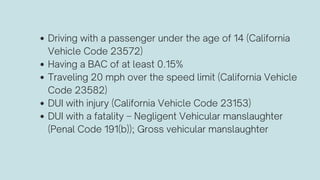 1st time DUI in Los Angeles | PPT