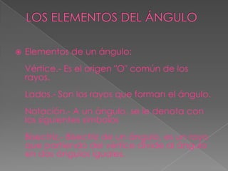 Los angulos | PPTX