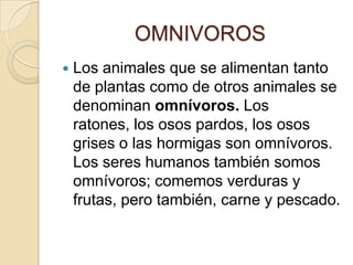 Los animales | PPSX