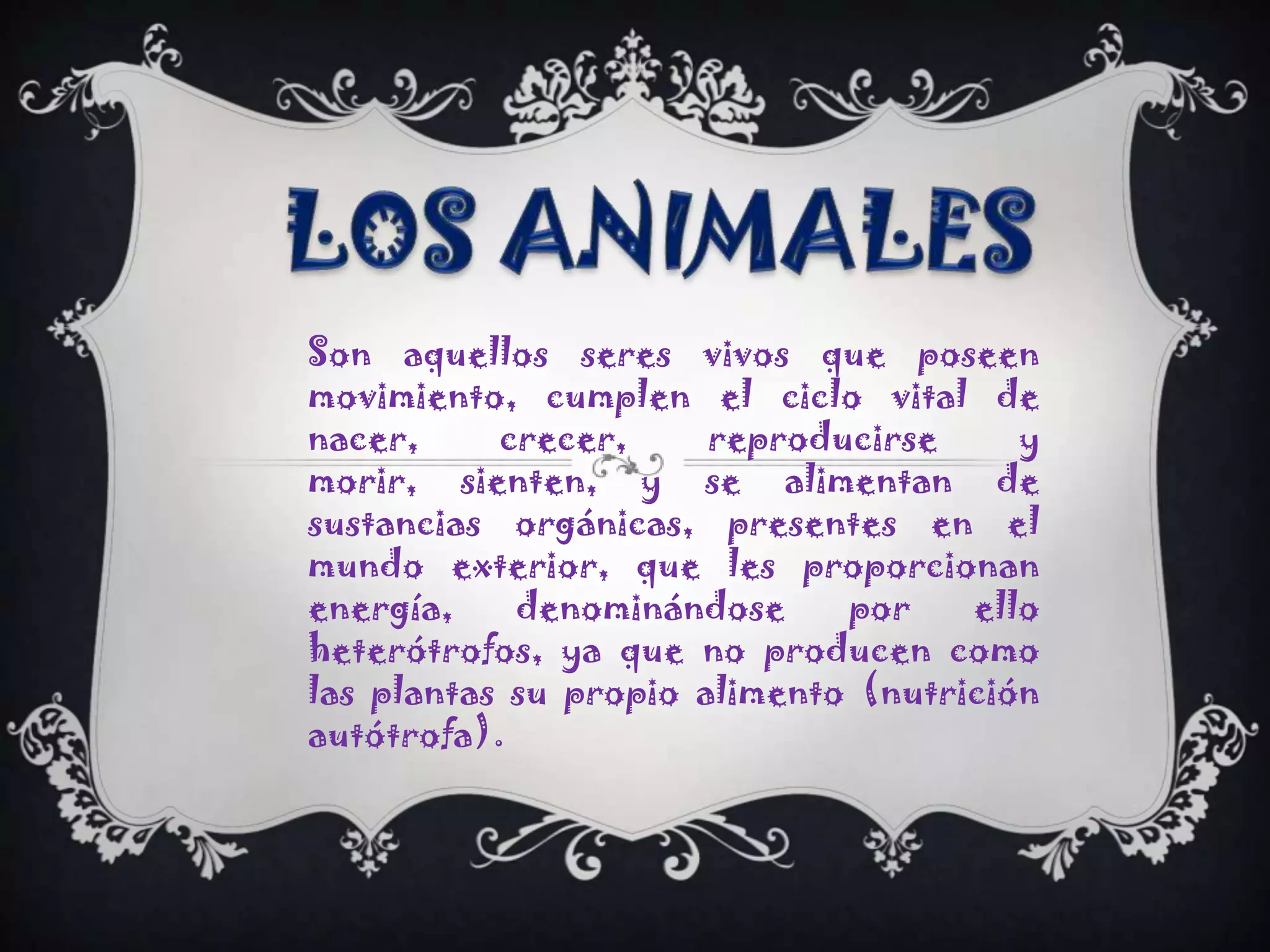 Los animales | PPTX