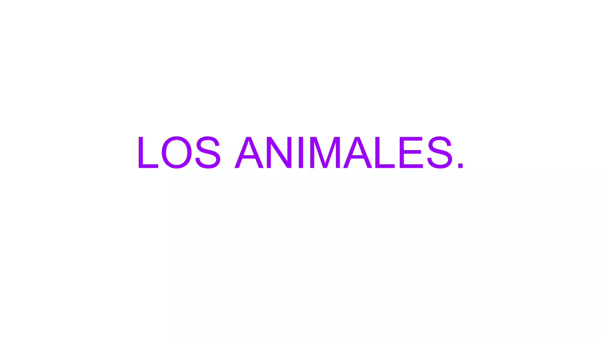 Los Animales..pptx