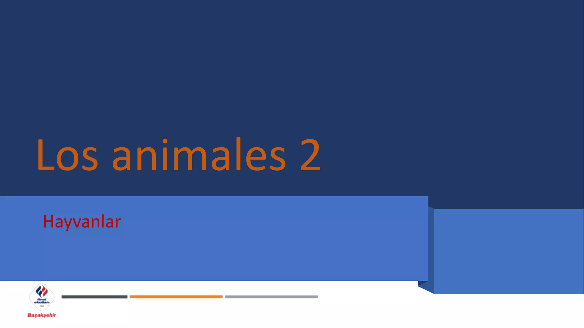 Los animales 2 | PPTX