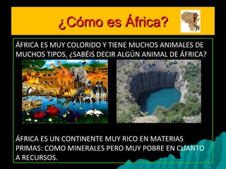 Los animales de áfrica infantil 5años- | PPT