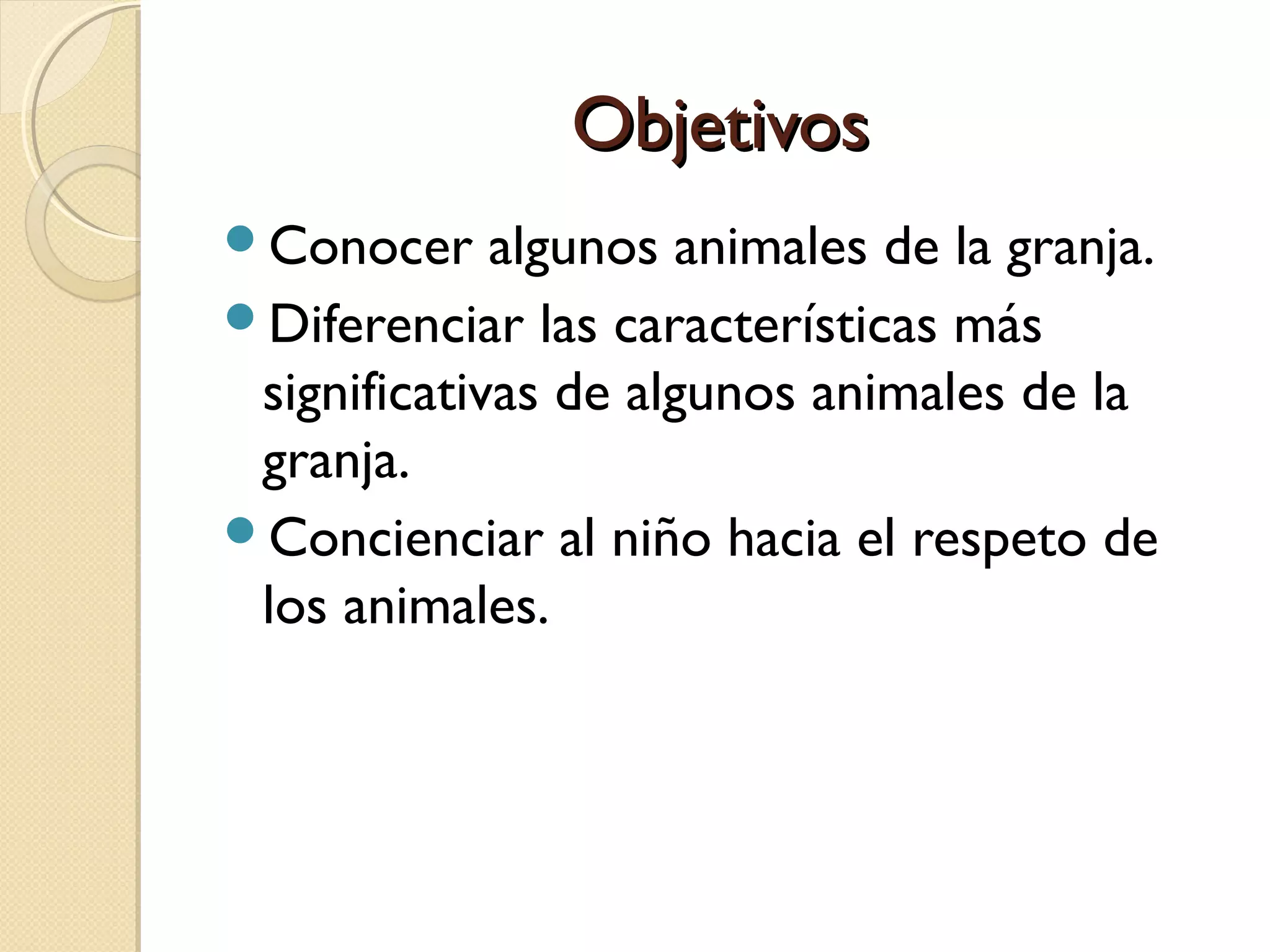 Los animales de la granja | PPT