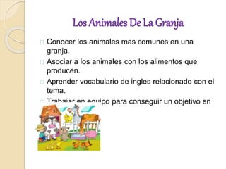 Los animales de la granja | PPTX