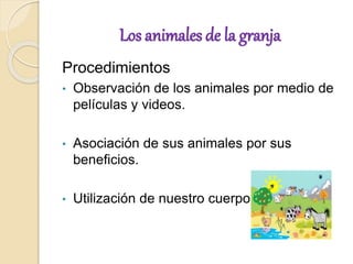 Los animales de la granja | PPTX
