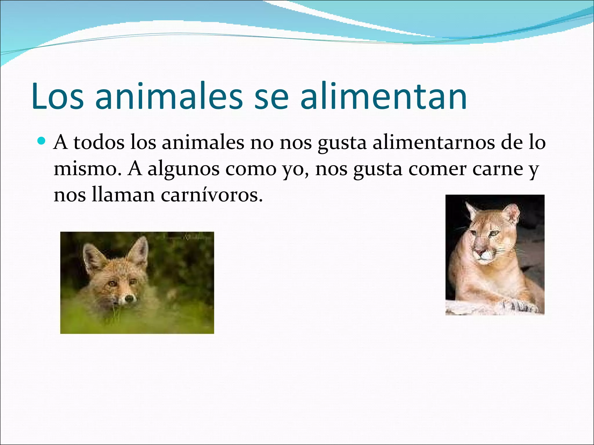 Los animales ppt | PPT