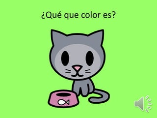 Los animales y sus colores | PPTX
