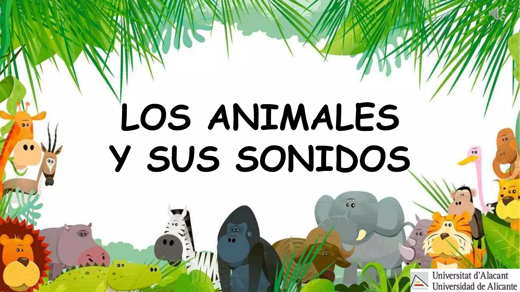 Los animales y sus sonidos | PPTX