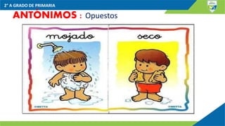 Los antonimos | PPTX