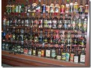 Los aperitivos | PPT