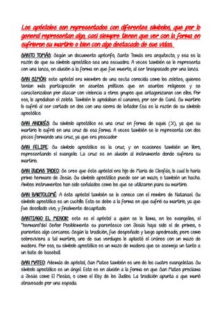 Los apostoles y sus simbolos | PDF