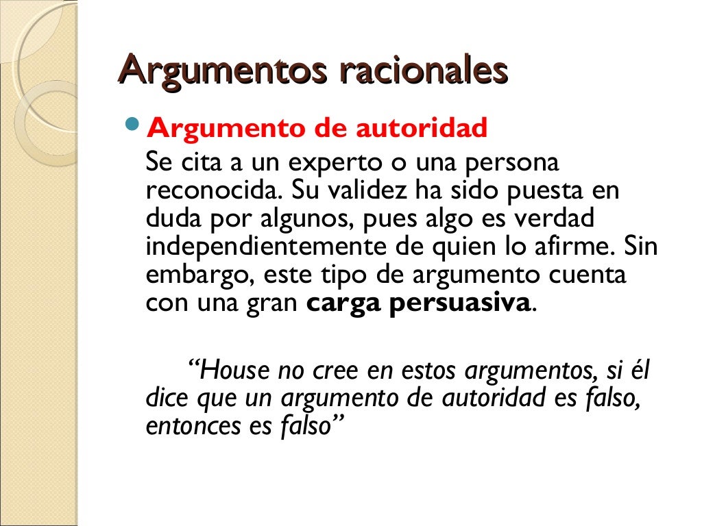 Ejemplos De Argumentos Y Contra Argumentos