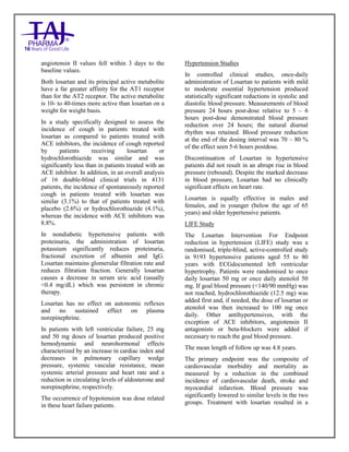 Losartan potassium/HCTZ Tablets USP Taj Pharma SmPC | PDF