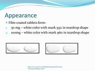 Losartan simple presentation | PPTX