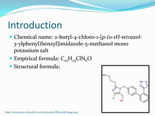 Losartan simple presentation | PPTX