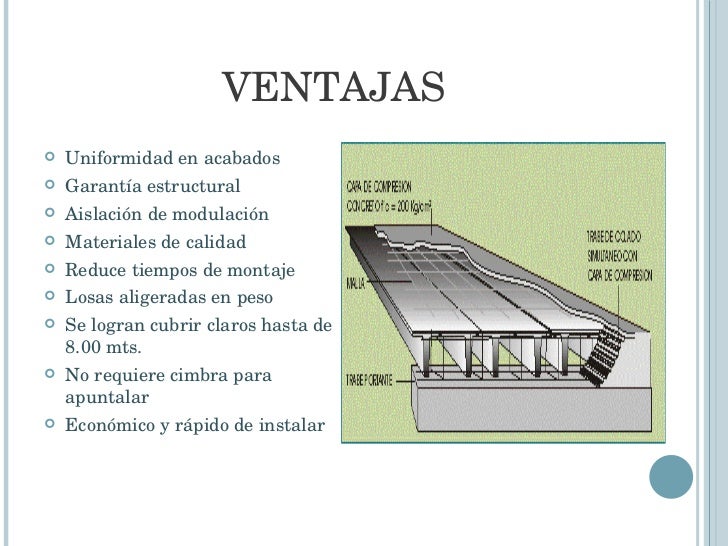 Losas. Tipos y características. Losas.