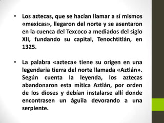 Los aztecas | PPSX