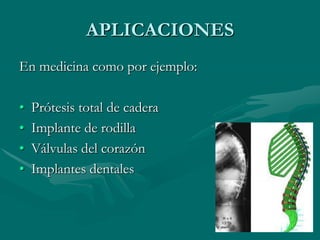 Los biomateriales | PPTX