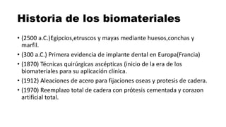 Los biomateriales (1) | PPTX