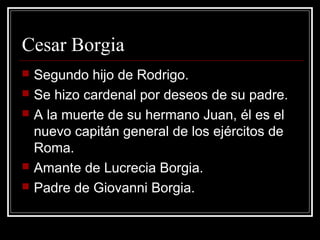 Los borgia | PPT