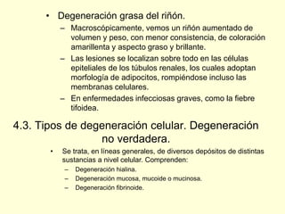 Los cambios celulares | PPTX