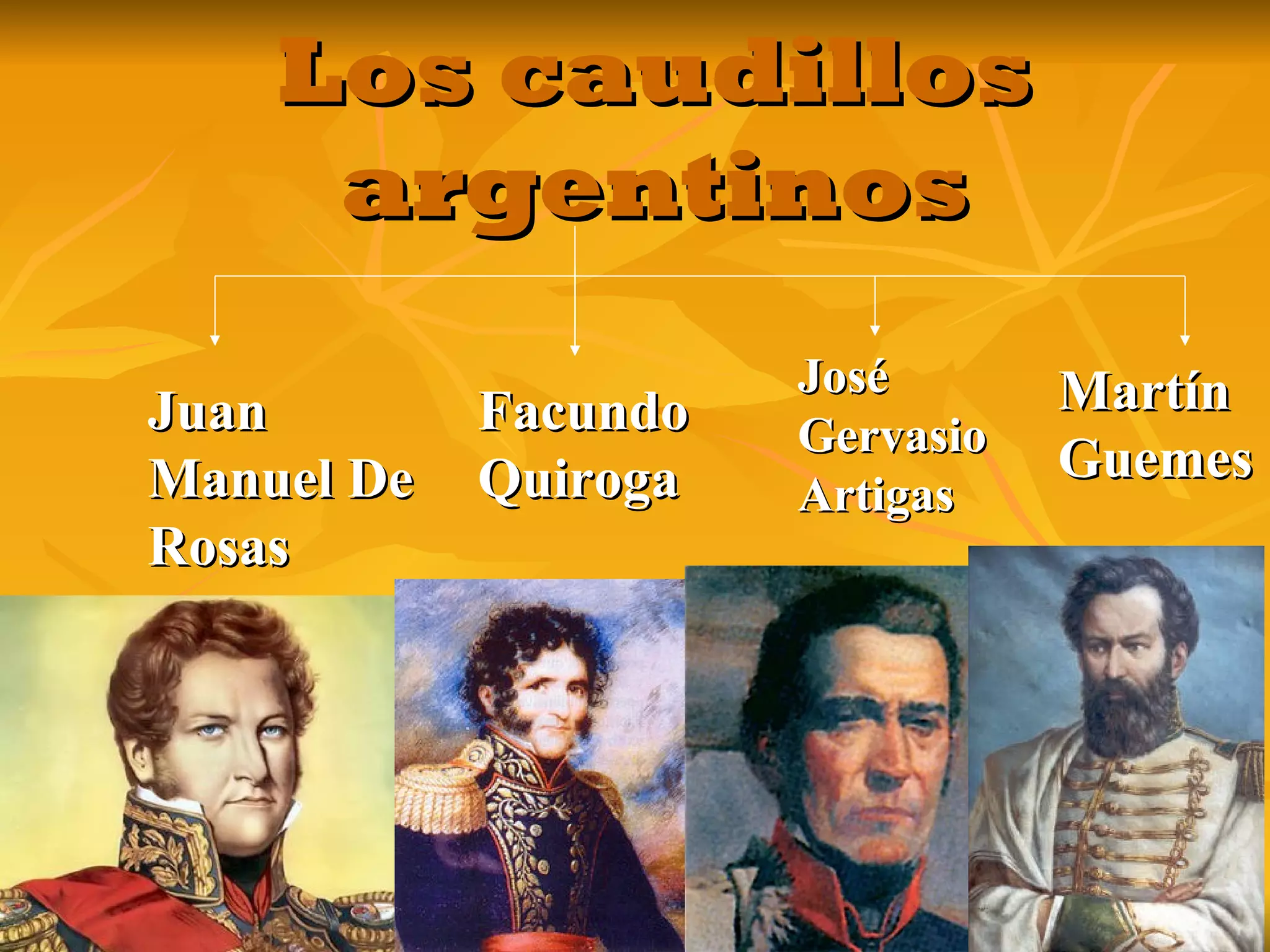 Los caudillos ariana fernandez | PPT