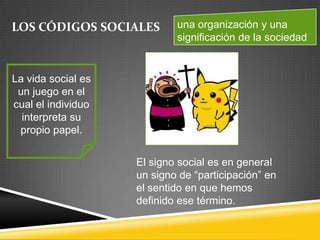Los códigos sociales | PPTX