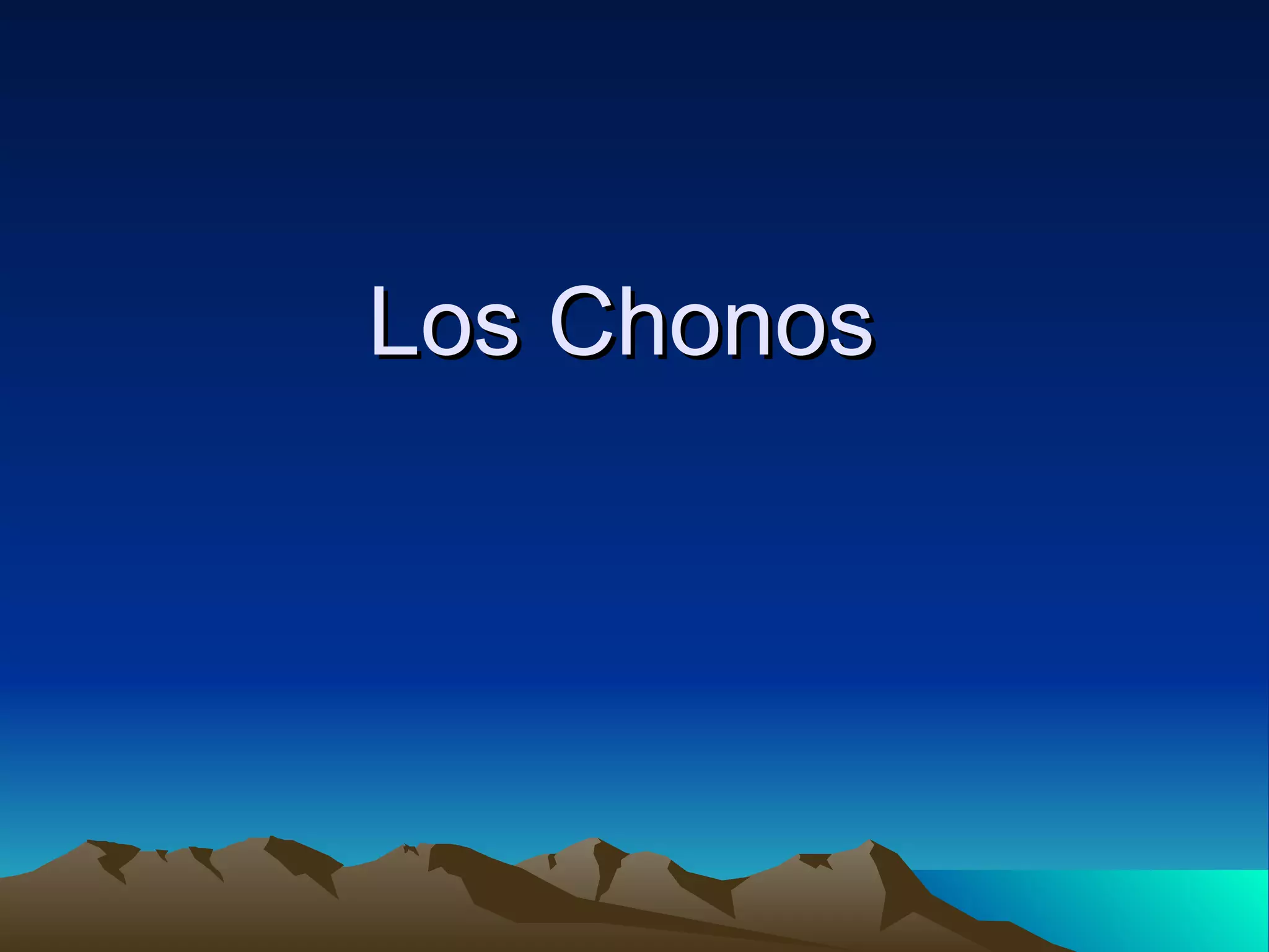 Los Chonos | PPT