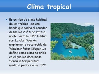 Los climas !! | ODP