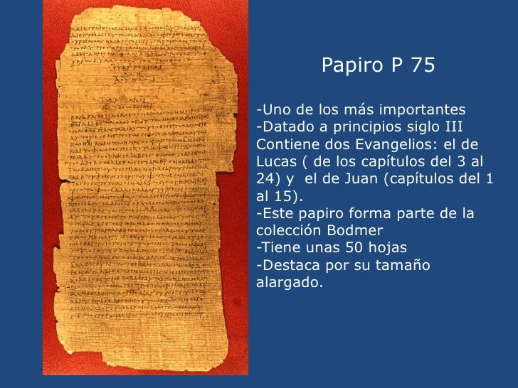 Los codices y papiros del nuevo testamento