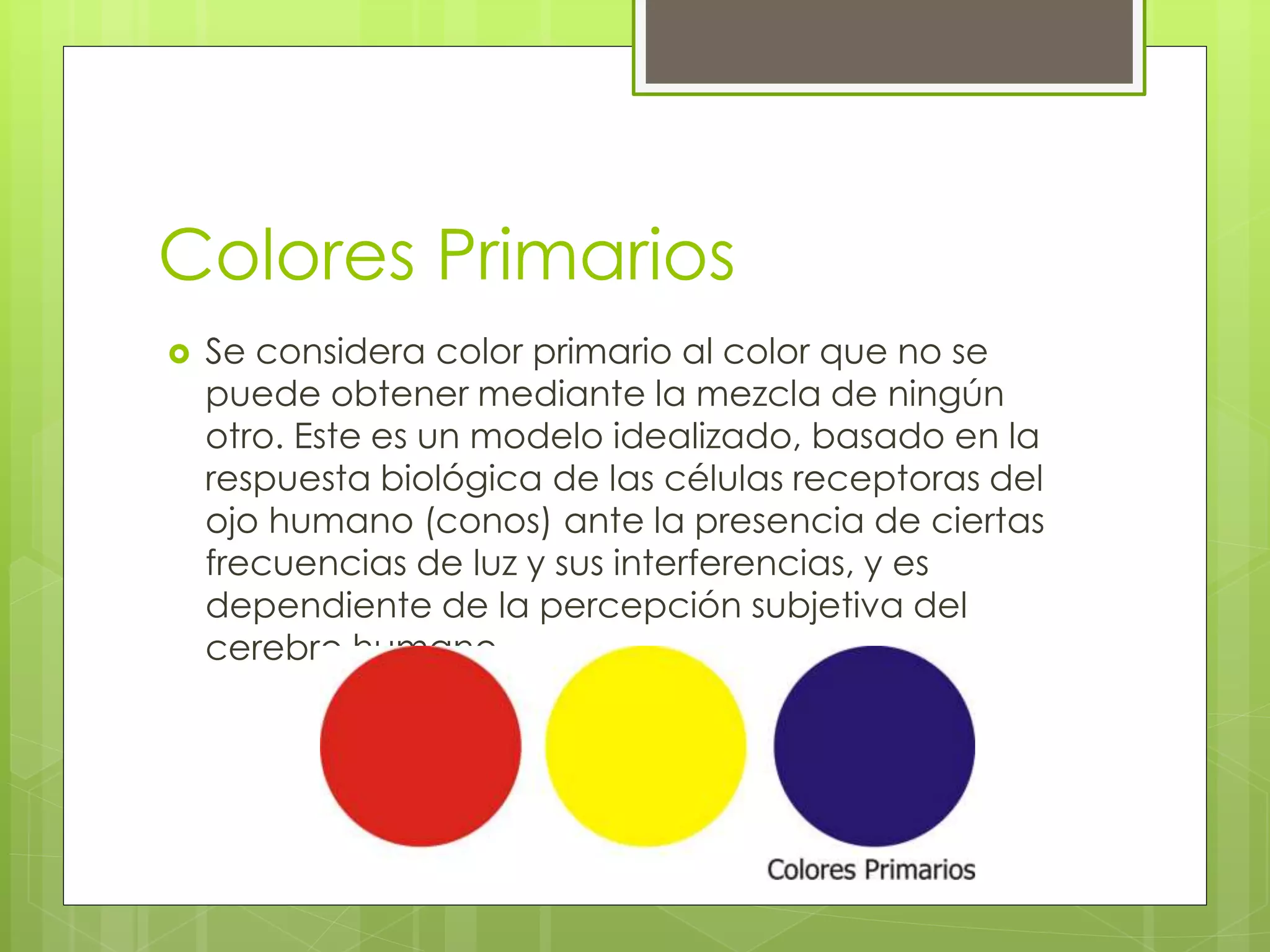 Los colores primarios, secundarios, terciarios, degradado y el claro ...