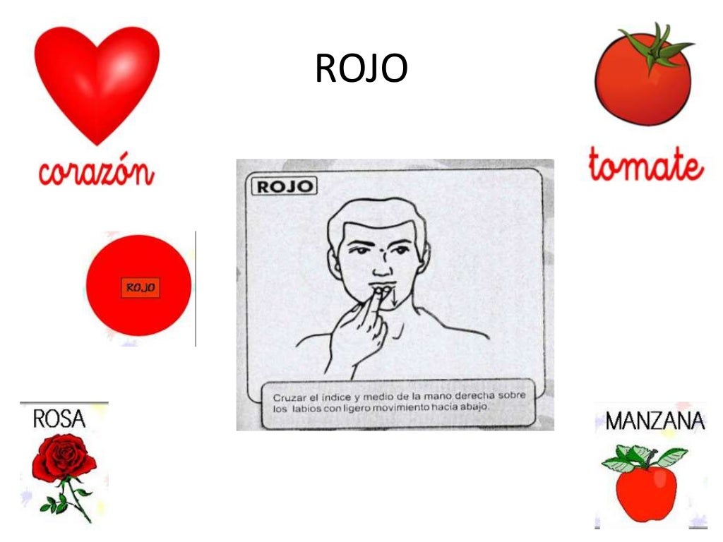 Los colores en lengua de señas Los colores en lengua de señas