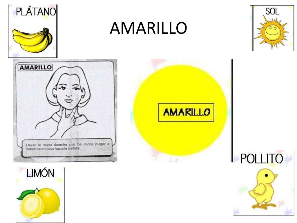 Los colores en lengua de señas Los colores en lengua de señas