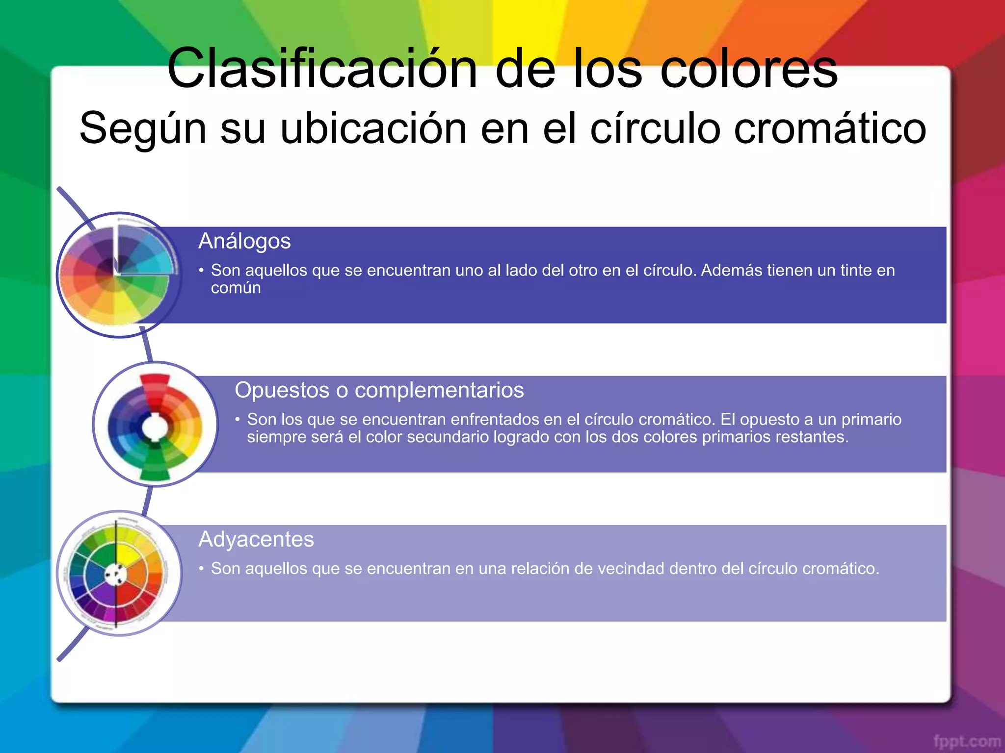 Los Colores Clasificacion Ppt