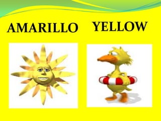 Los colores en ingles | PPTX