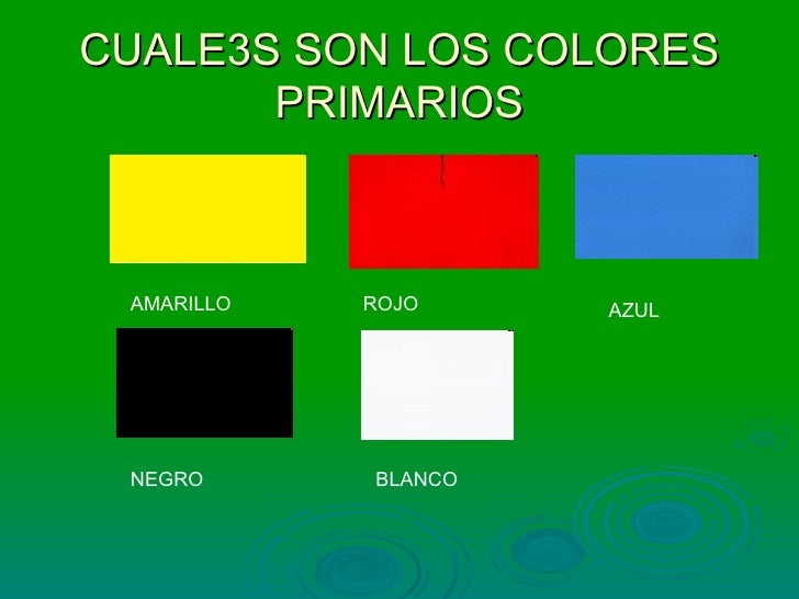 Los Colores Primarios