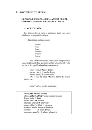 Los compuestos de sum | DOCX