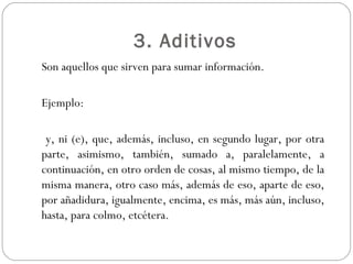 Los conectores | PPT