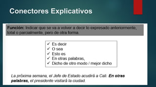 LOS CONECTORES.secundaria- teoría y práctica | PPTX
