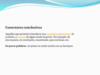 Los conectores2.pdf caracteristicas y tipos | PDF