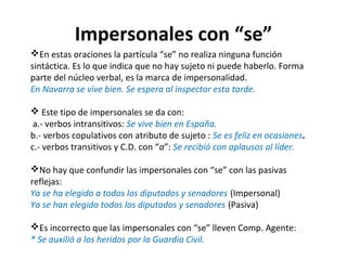 Los constituyentes de la oración | PPT