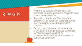 Los costos conjuntos | PPTX