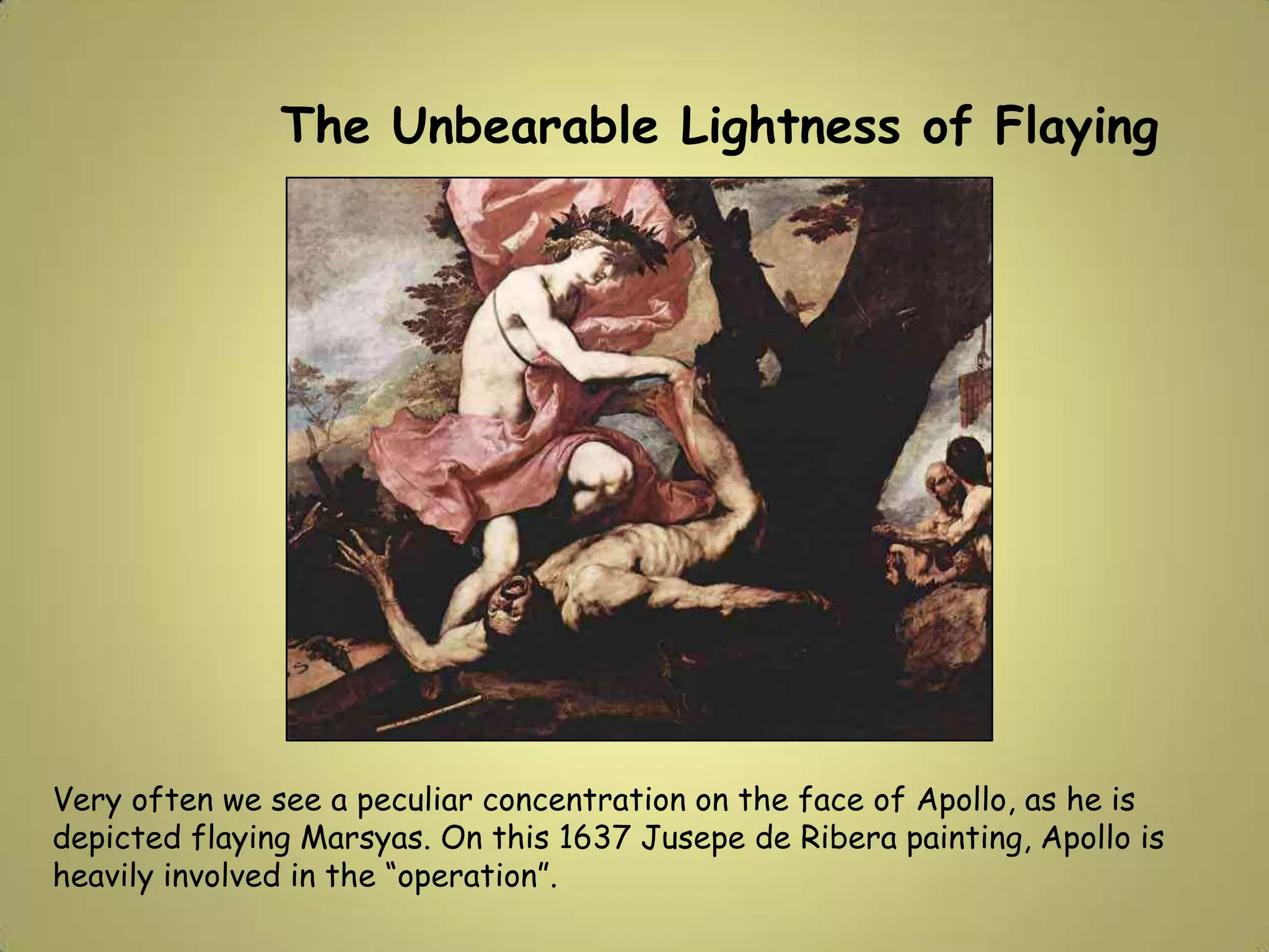 Los Cuadernos De Julia - Apollo Flaying Marsyas | PPT