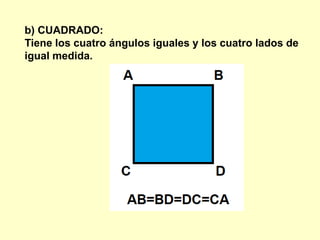 GEOMETRÍA PARA NIÑOS 4 CUADRILÁTEROS | PPTX