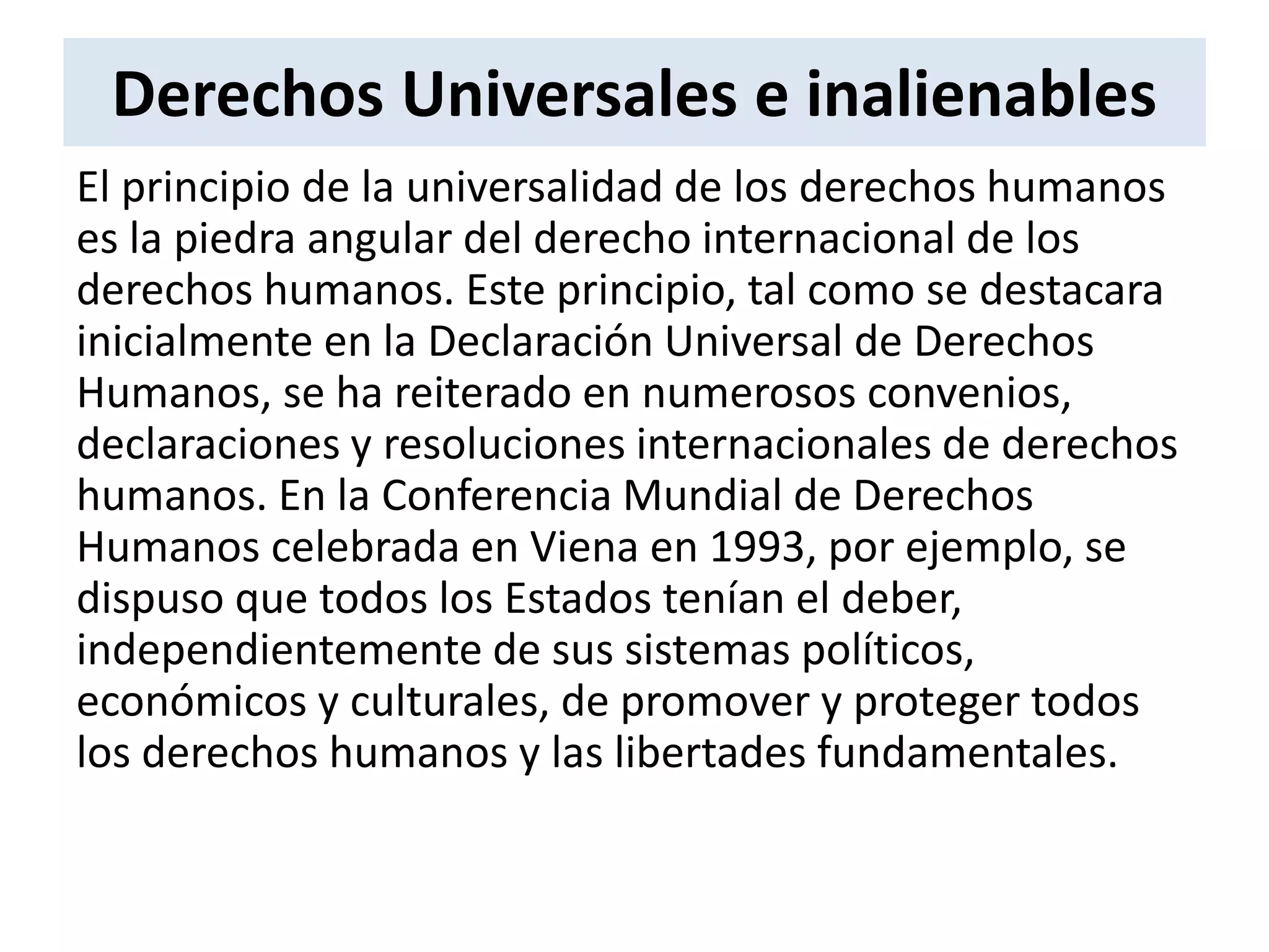 Los derechos humanos | PPT