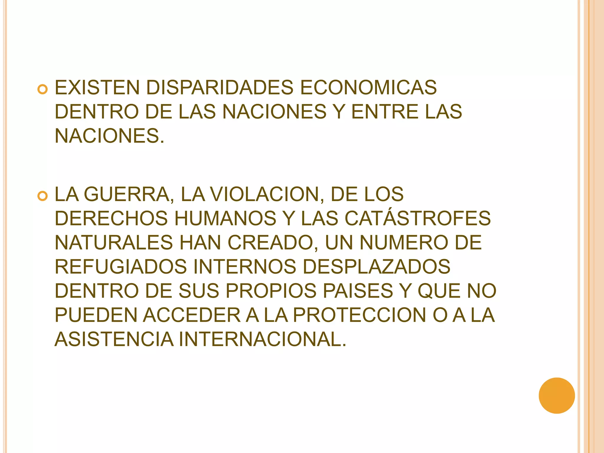 Los Desafios Mundiales Y El Desarrollo Humano | PPTX