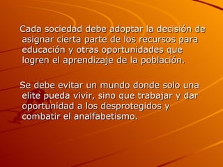 Los Desafios Mundiales Y El Desarrollo Humano. | PPT | Debated ...